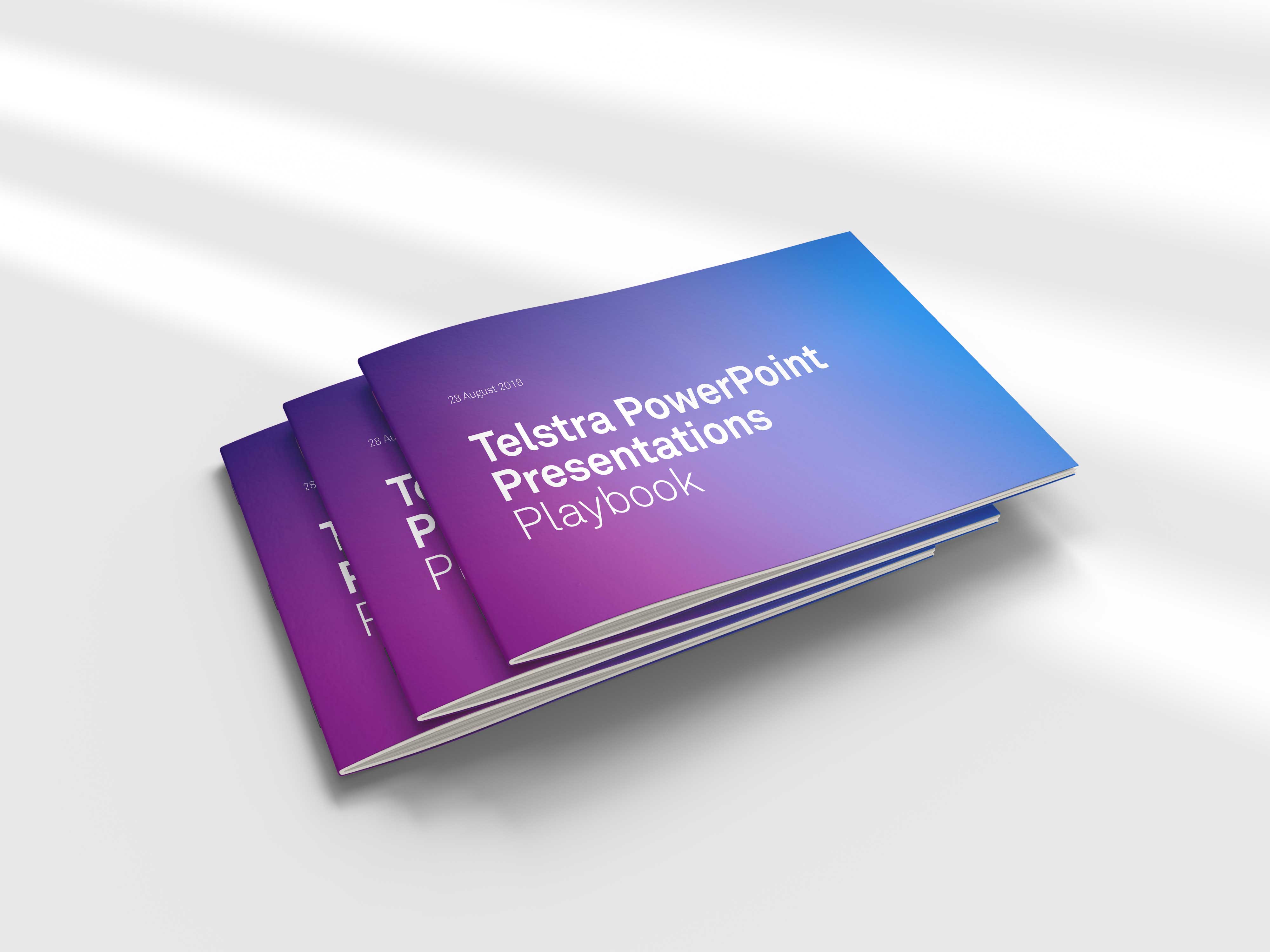 Telstra PowerPoint Presentations Playbook – Konbini Design