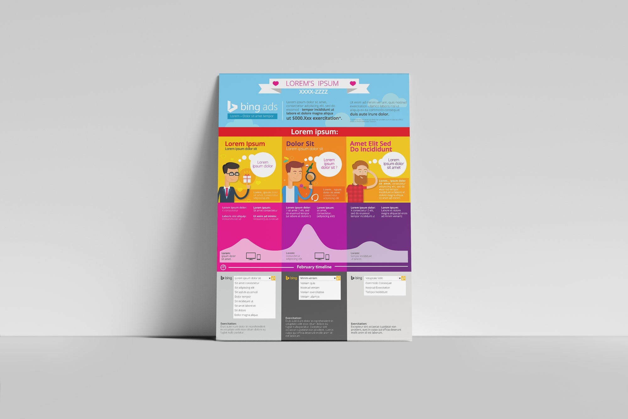 Microsoft Bing Infographic – Konbini Design